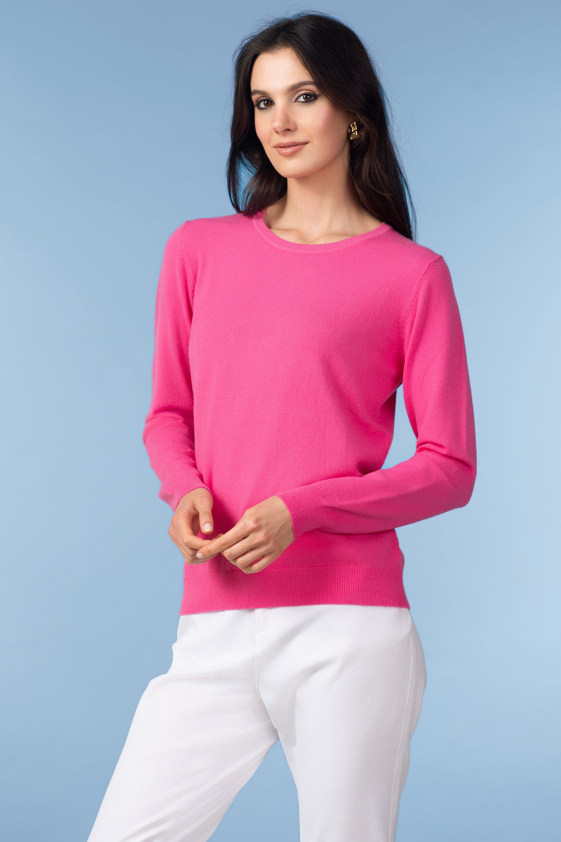 Alison Sheri Long Sleeved Top Fuchsia YRE704 – Bentleys Banchory