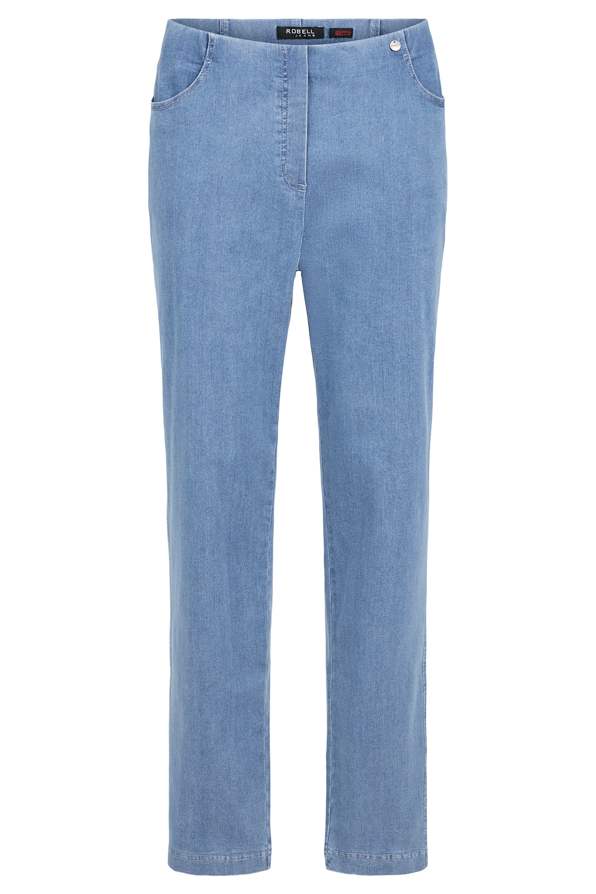 Robell Bella Slim Fit Short Length Pocket Jeans Sea Blue 52560-5448-62 ...